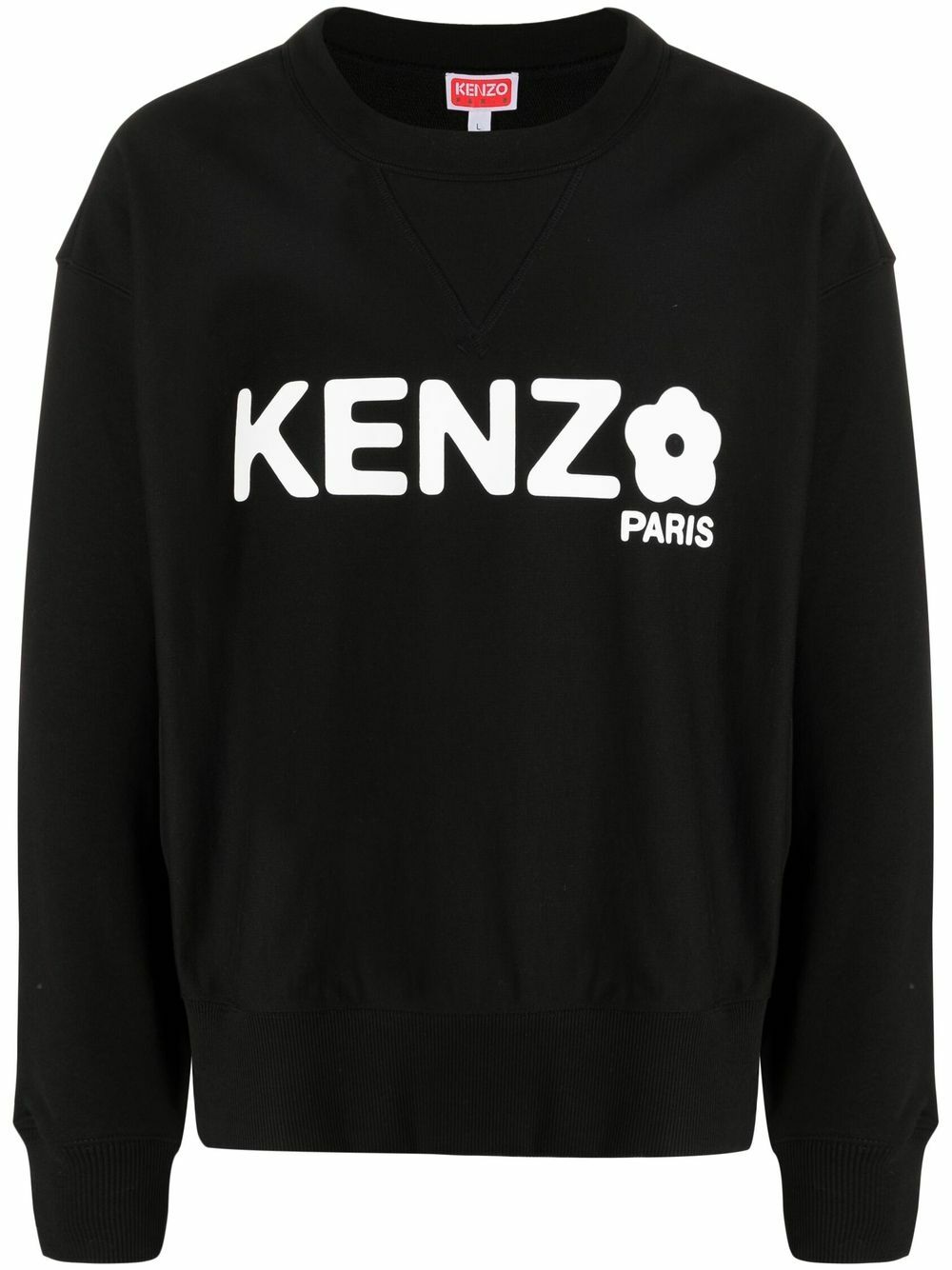 KENZO - Logo Cotton Crewneck Sweatshirt Kenzo