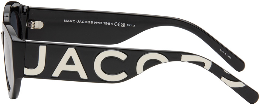 Marc Jacobs Black Oval Sunglasses Marc Jacobs