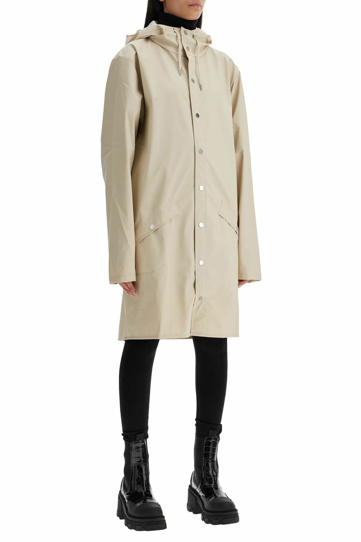 RAINS unisex long rain jacket Neutro Rains