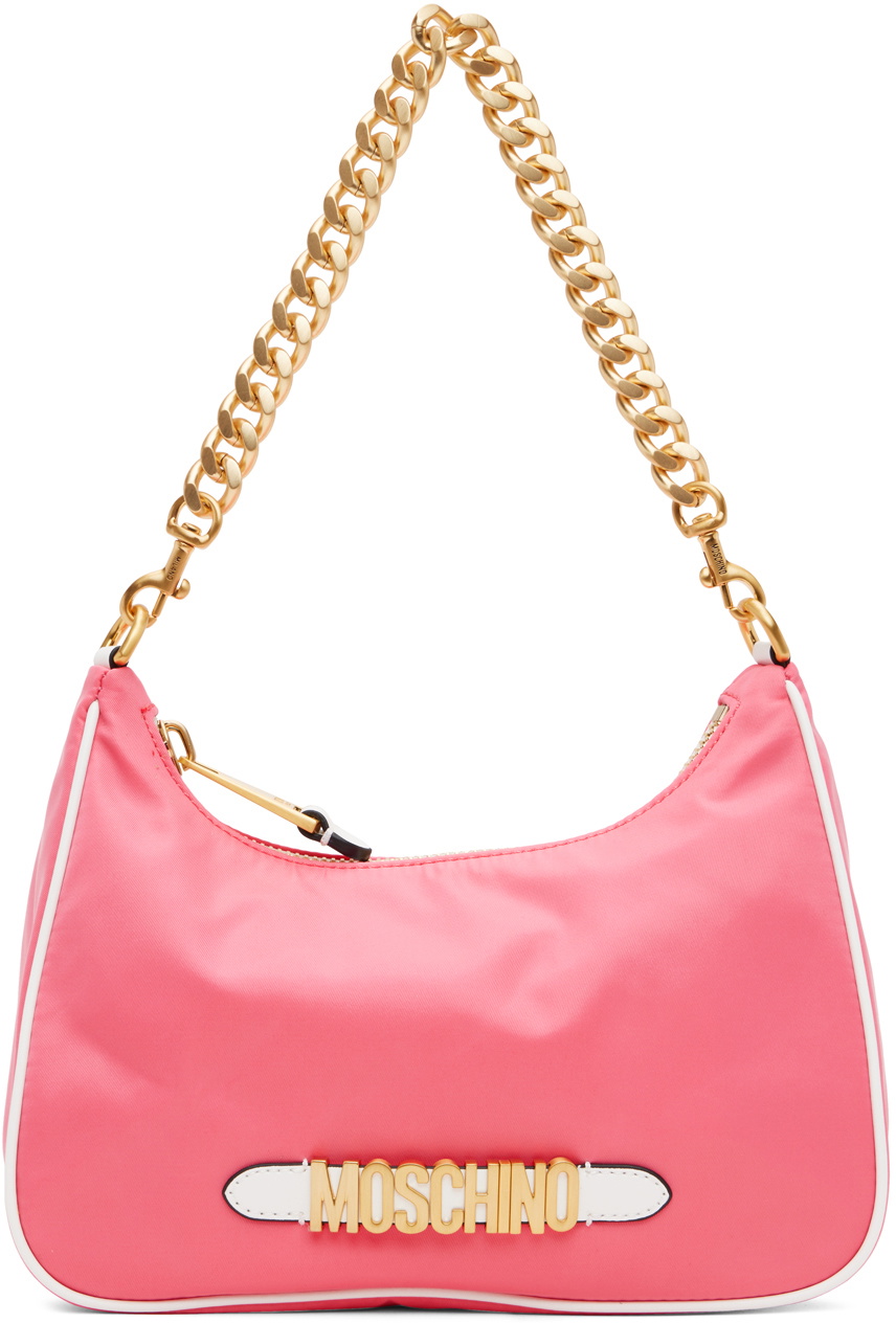 Moschino Pink Logo Bag Moschino