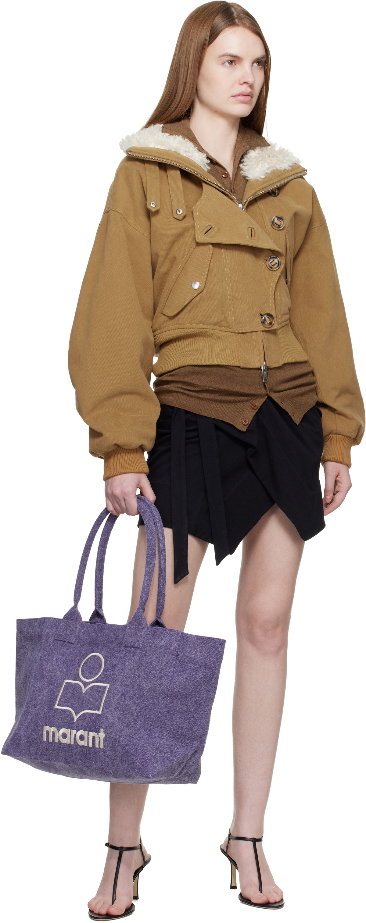 Isabel Marant Purple Small Yenky Tote Isabel Marant