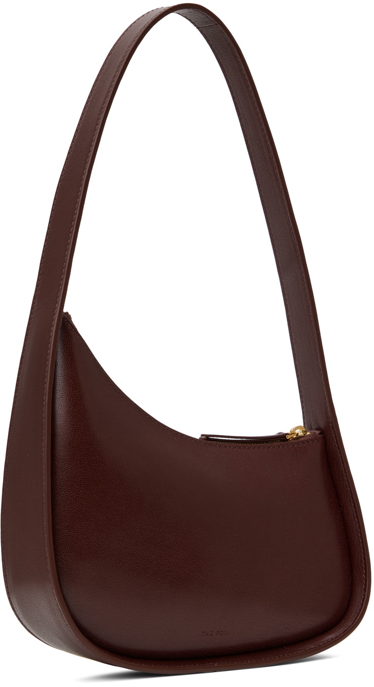 The Row Burgundy Half Moon Bag The Row