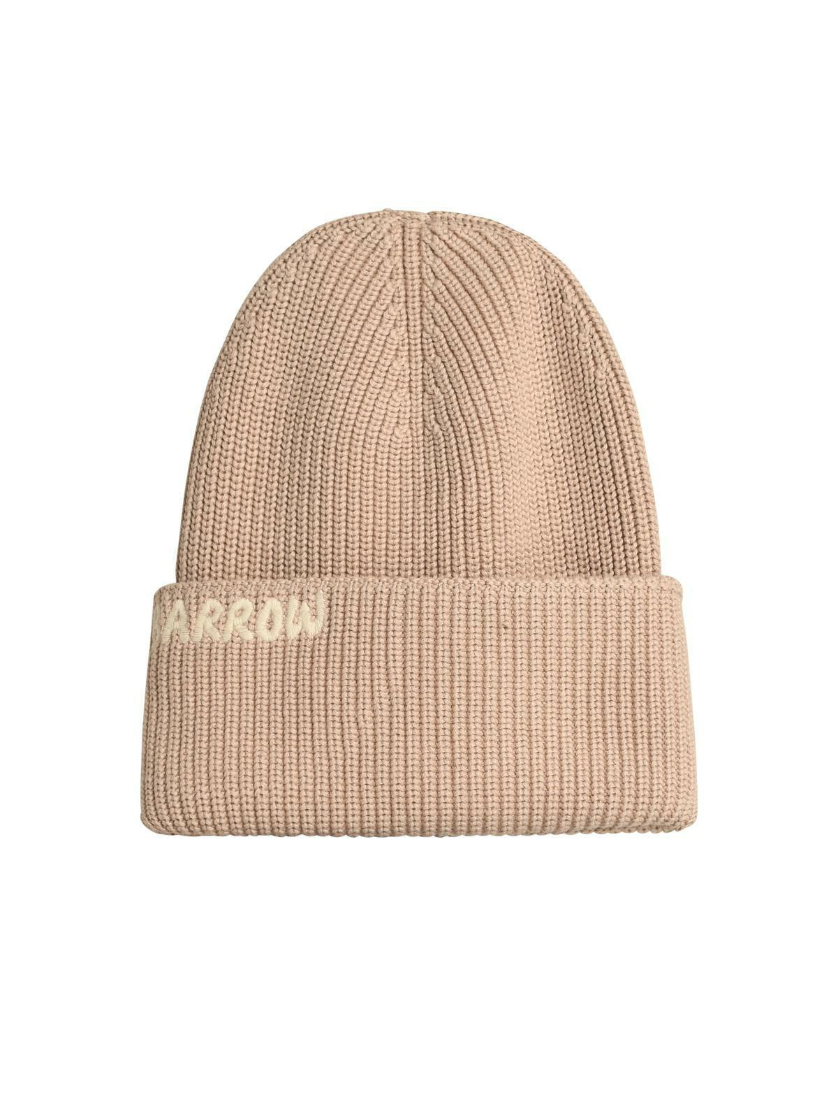 Barrow Beige Cotton Blend Beanie Barrow