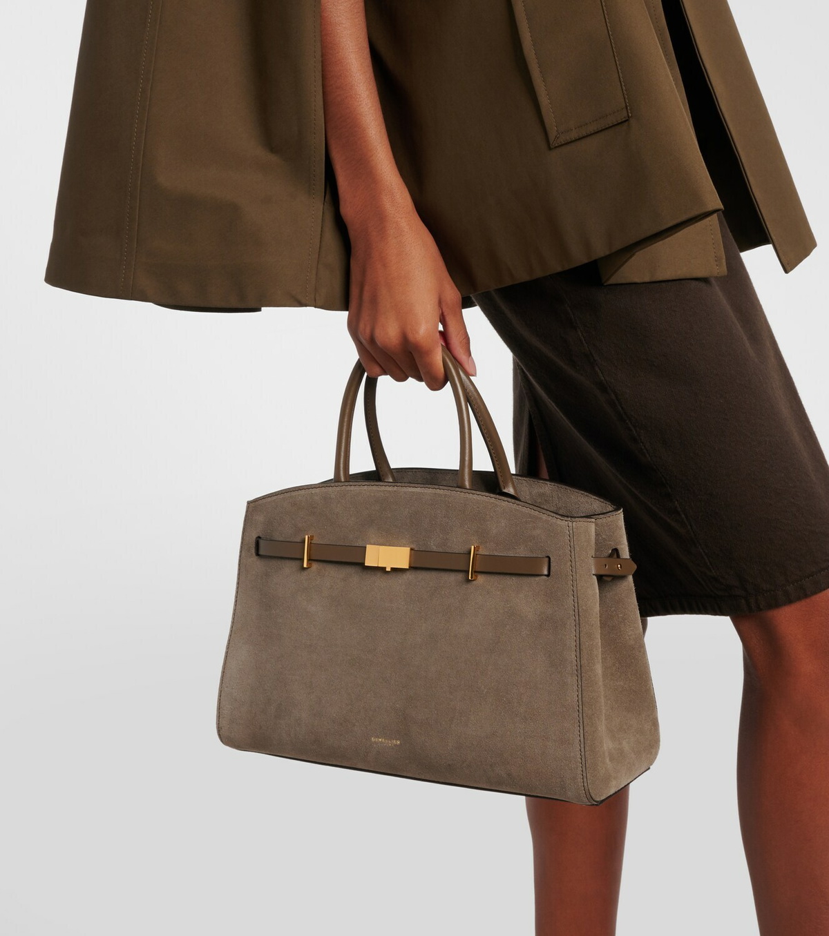 DeMellier Hudson Medium suede tote bag DeMellier