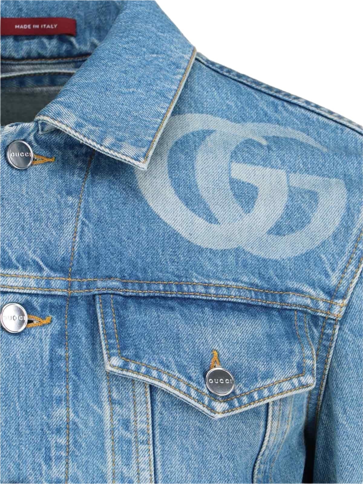 Gucci Double g Denim Jacket Gucci