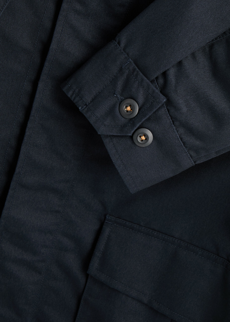 Universal Works Jungle Cotton-blend Jacket Navy Universal Works