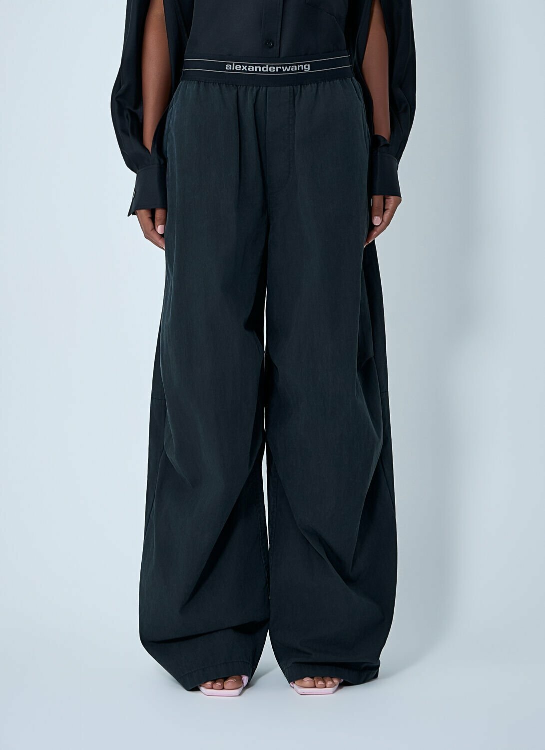 Alexander Wang Logo Motif Elasticated Pants Alexander Wang