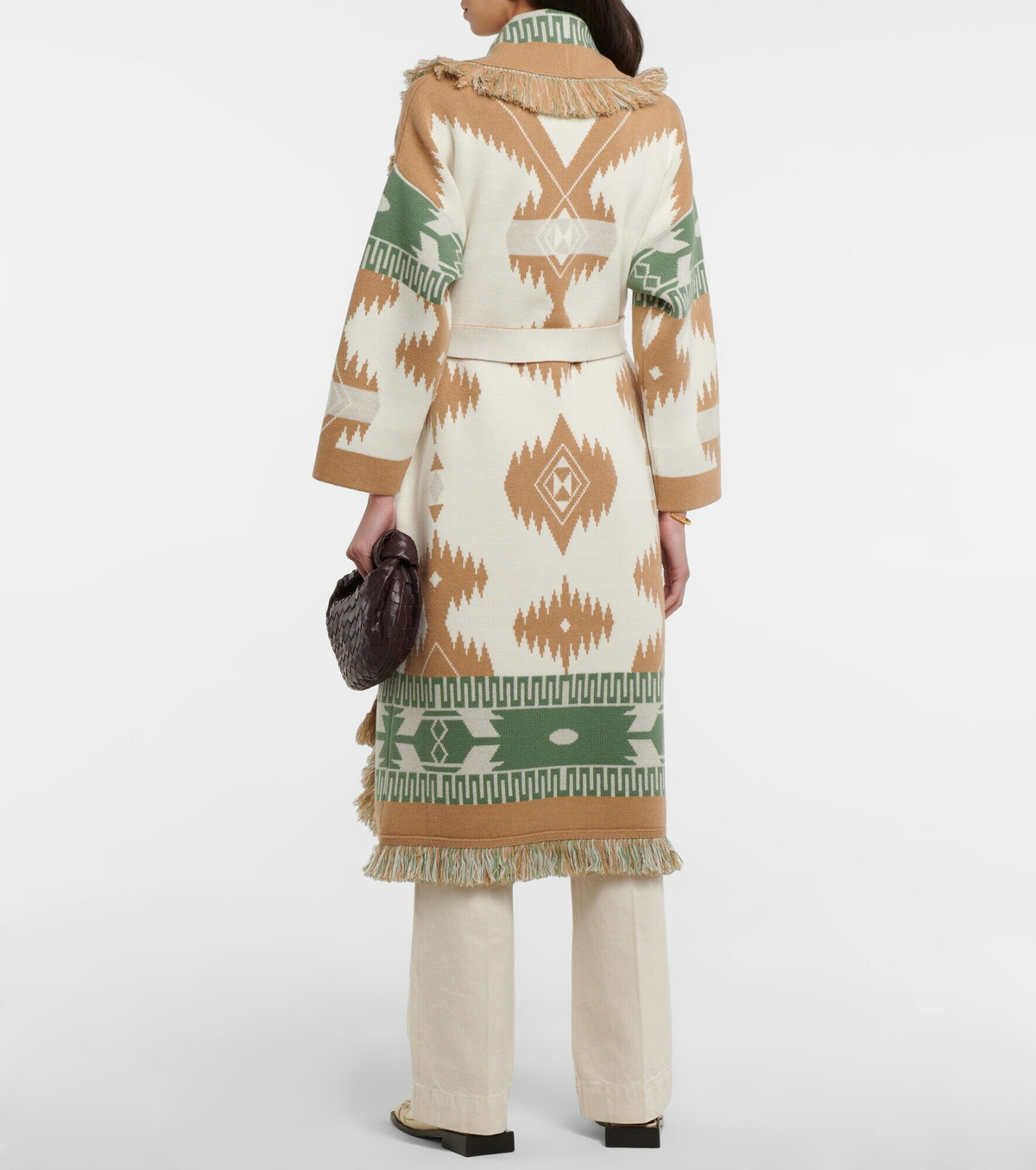 Alanui - Icon jacquard wool coat Alanui