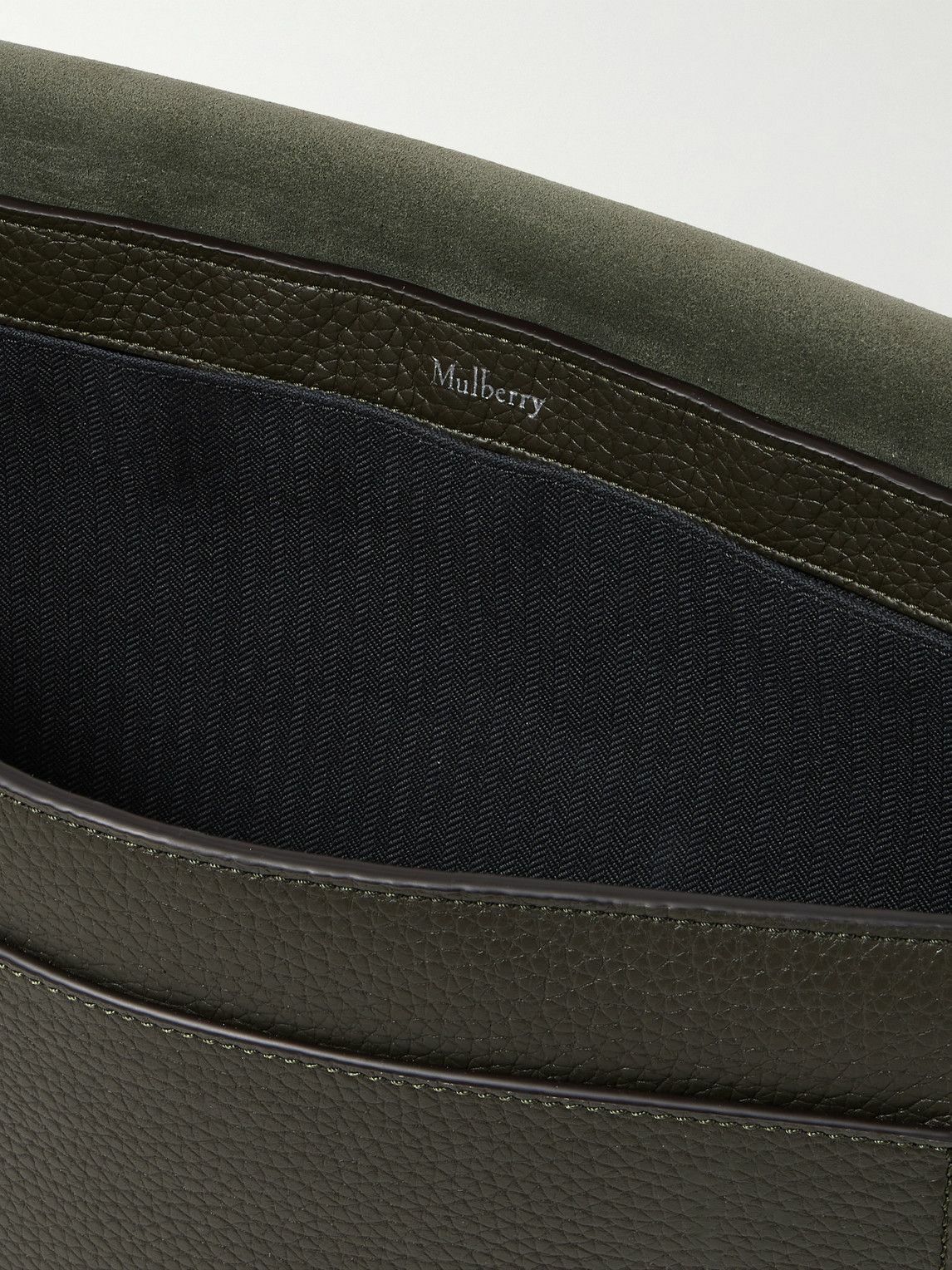 Mulberry - Chiltern Full-Grain Leather Messenger Bag Mulberry