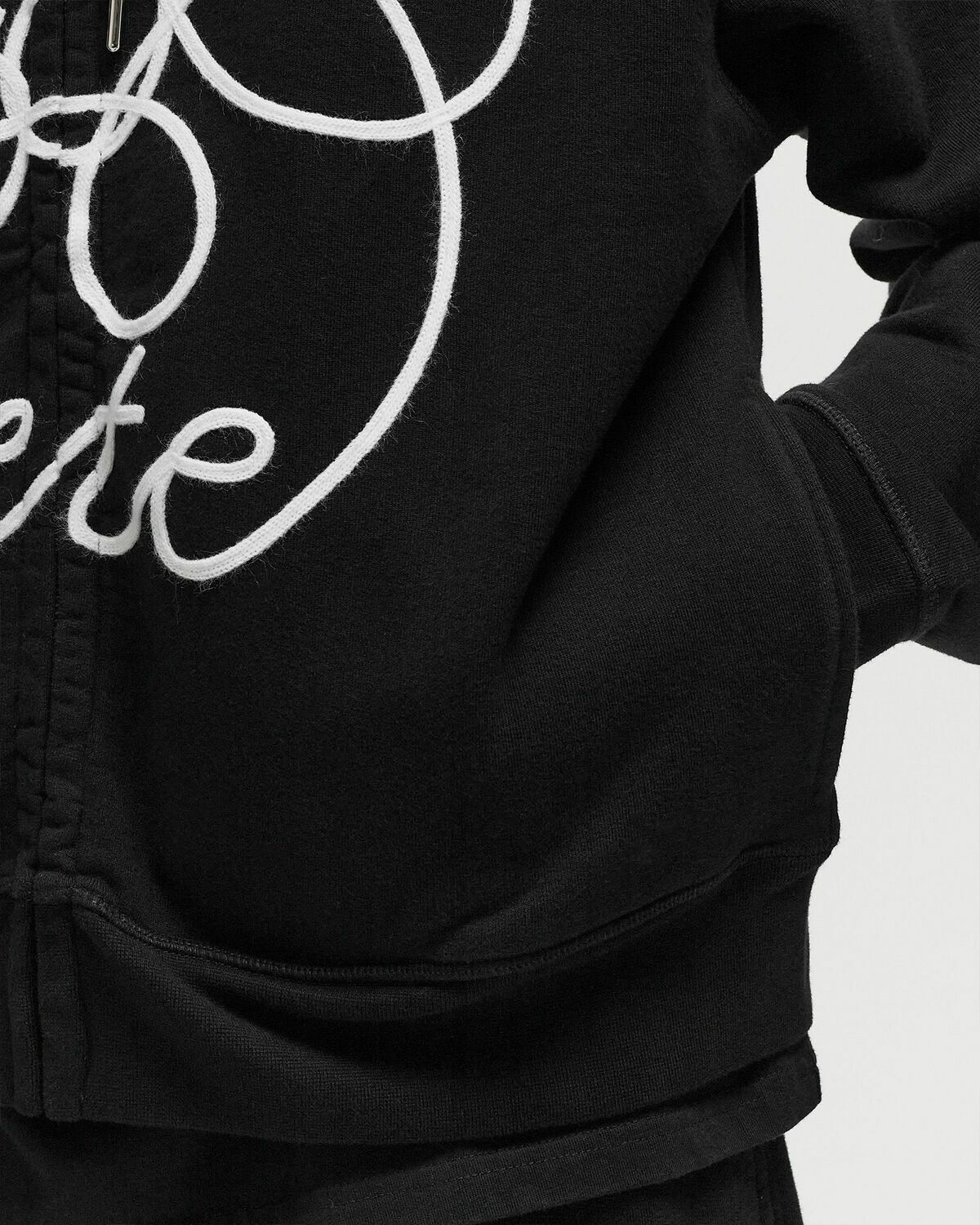 Arte Antwerp Arte Round Flower Front Jacket Black Bomber Jackets Arte ...