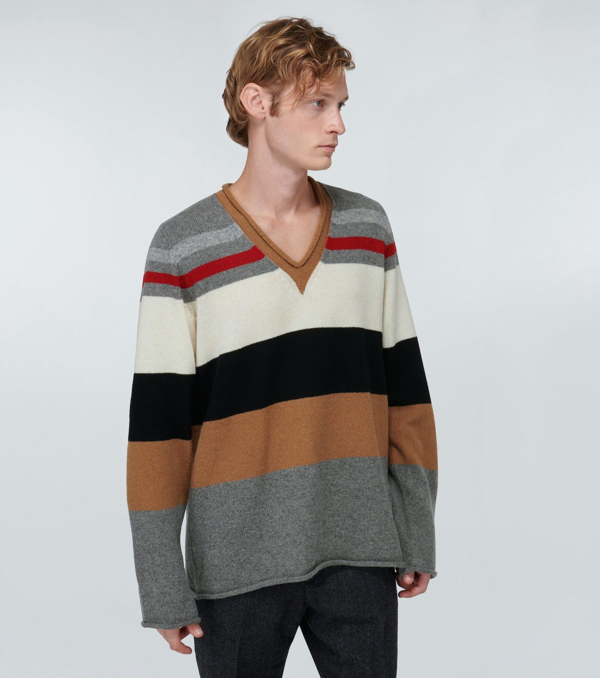 Undercover - Colorblocked V-neck sweater Undercover