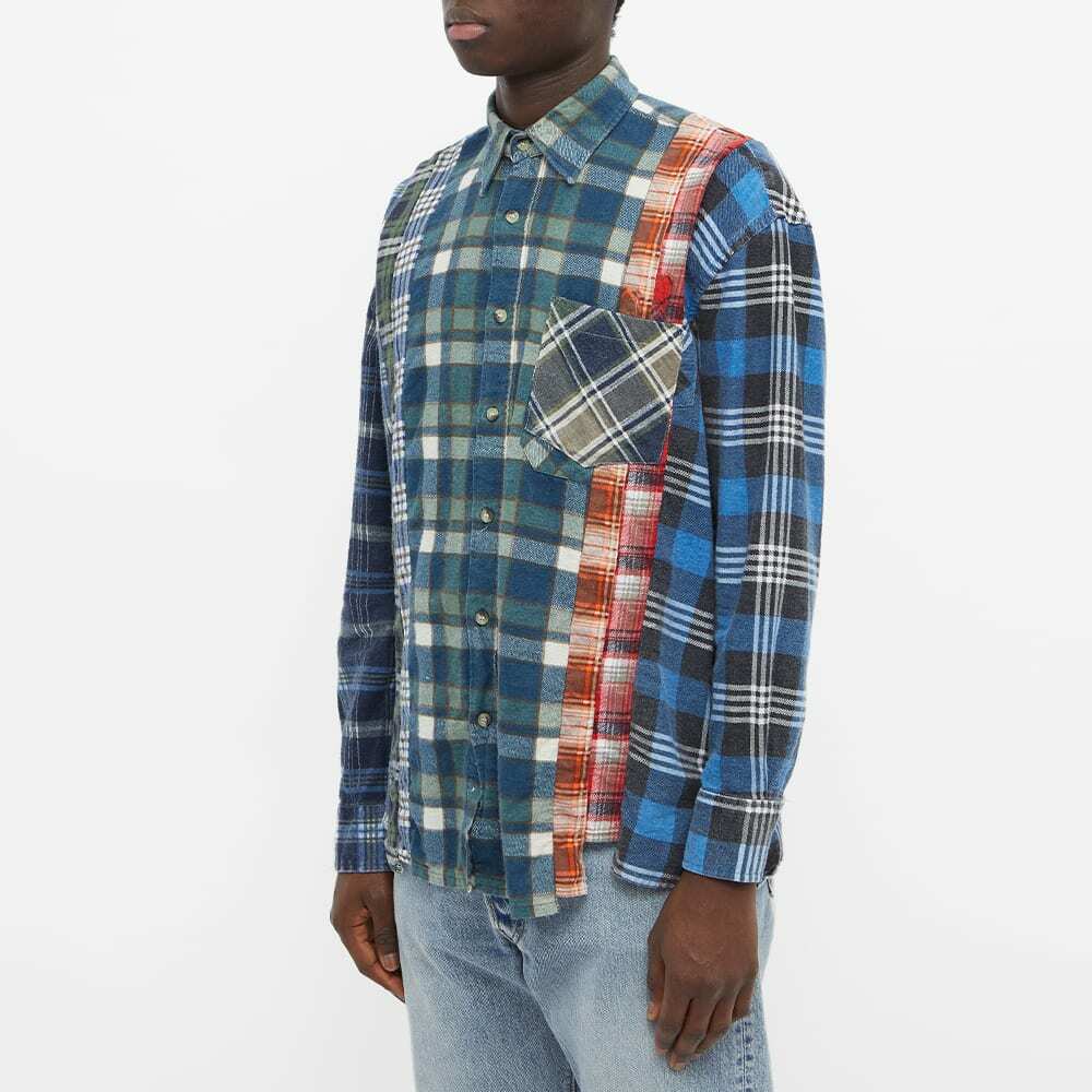 Needles Men's 7 Cuts Flannel Shirt in Assorted Needles