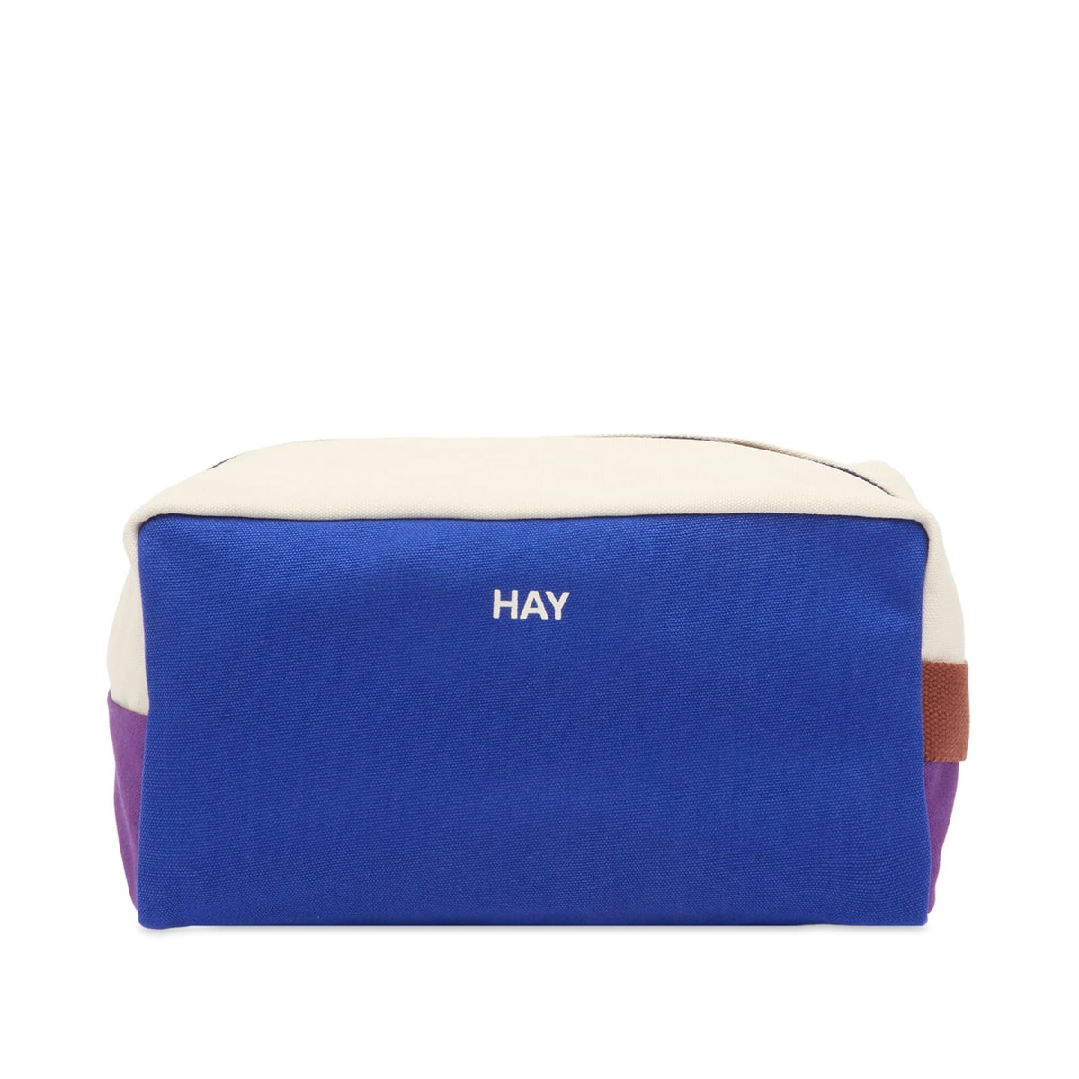 HAY Multi Wash Bag in Electric Blue Multi HAY