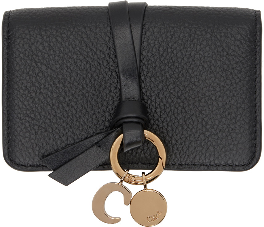 Chloé Black Alphabet Card Holder Chloe