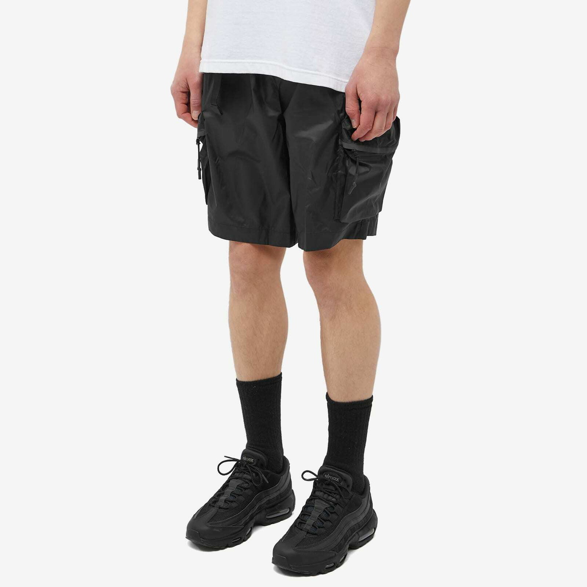 Nike Men's Tech Pack Woven Utility Short in Black Nike