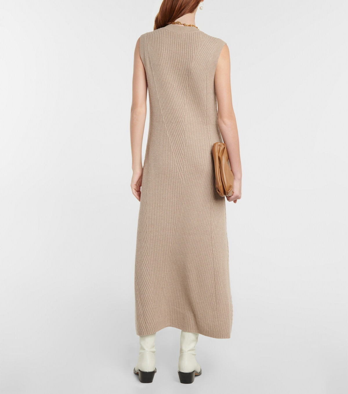 Joseph - Cotton and wool knit maxi dress Joseph