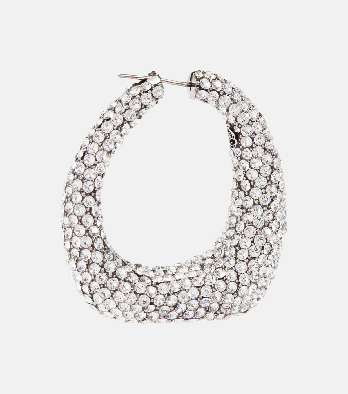 Alexander McQueen Crystal-embellished hoop earrings Alexander McQueen Alexander McQueen Crystal-embellished hoop earrings Alexander McQueen