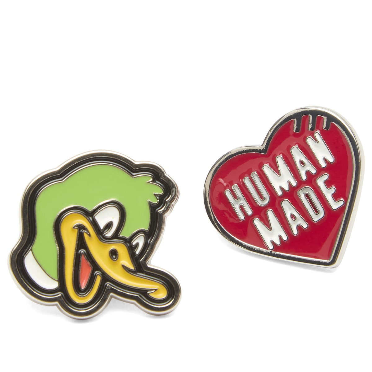 Human Made Men's Pins Set in Red Human Made