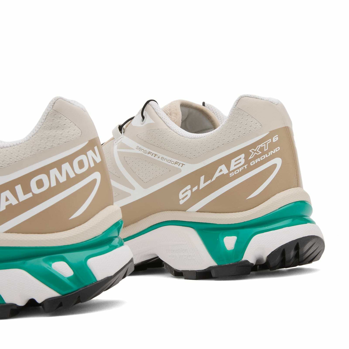 Salomon XT-6 Sneaker in Rainy Day/Chinchilla/Dynasty Green Salomon
