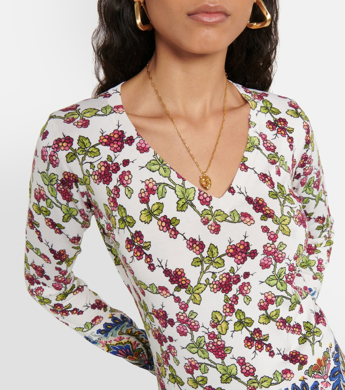 Etro Printed silk-blend sweaters Etro