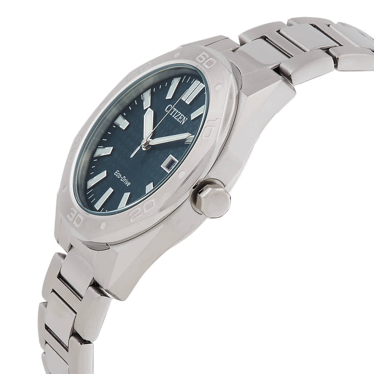 Citizen Eco-Drive Green Dial Mens Watch BM7630-80X Citizen