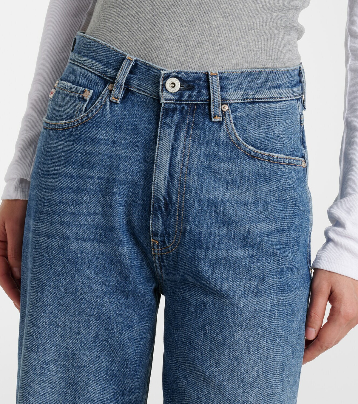 AG Jeans Kora high-rise wide-leg jeans AG Jeans