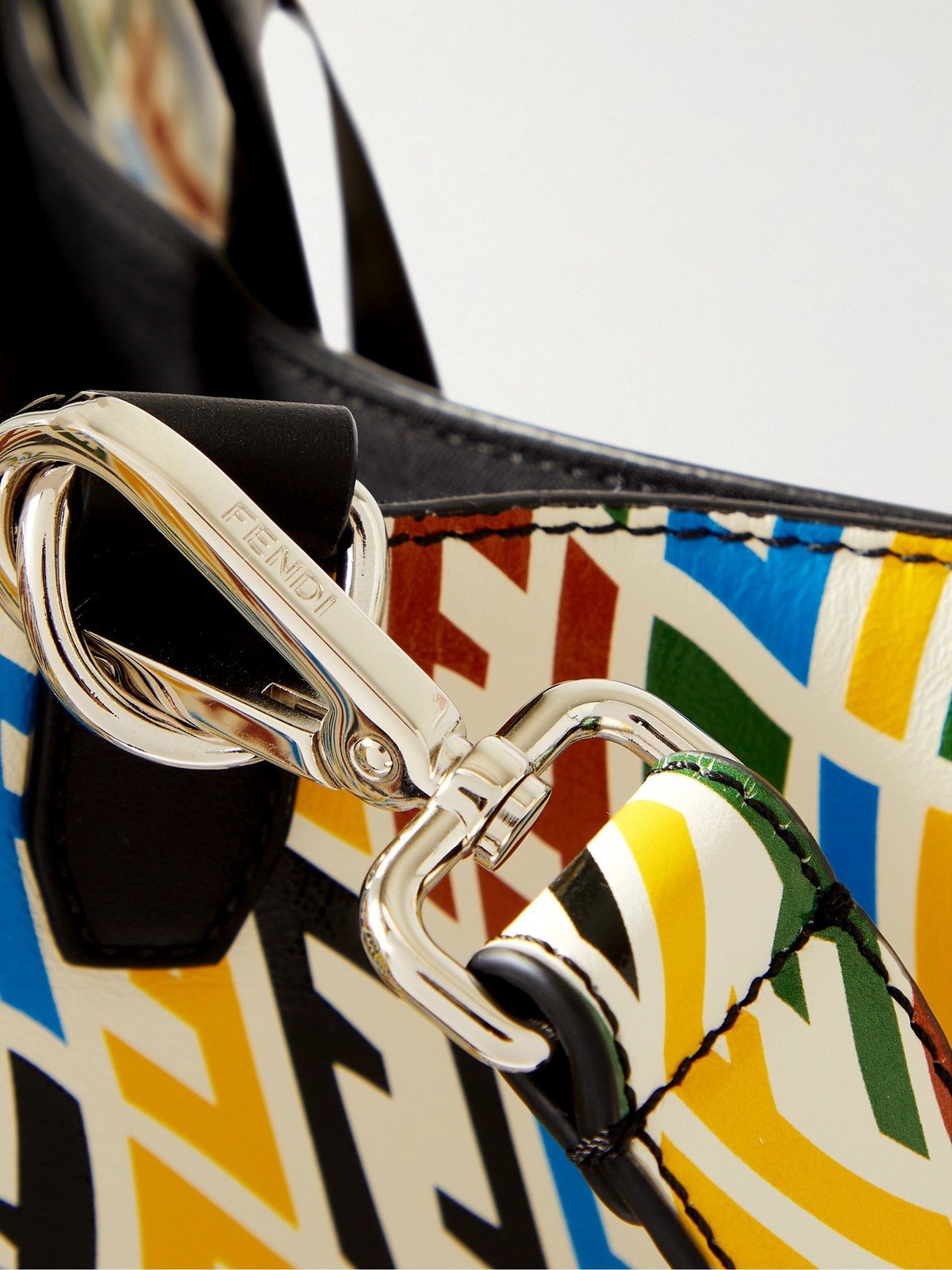 FENDI - Logo-Print Leather Tote Bag Fendi