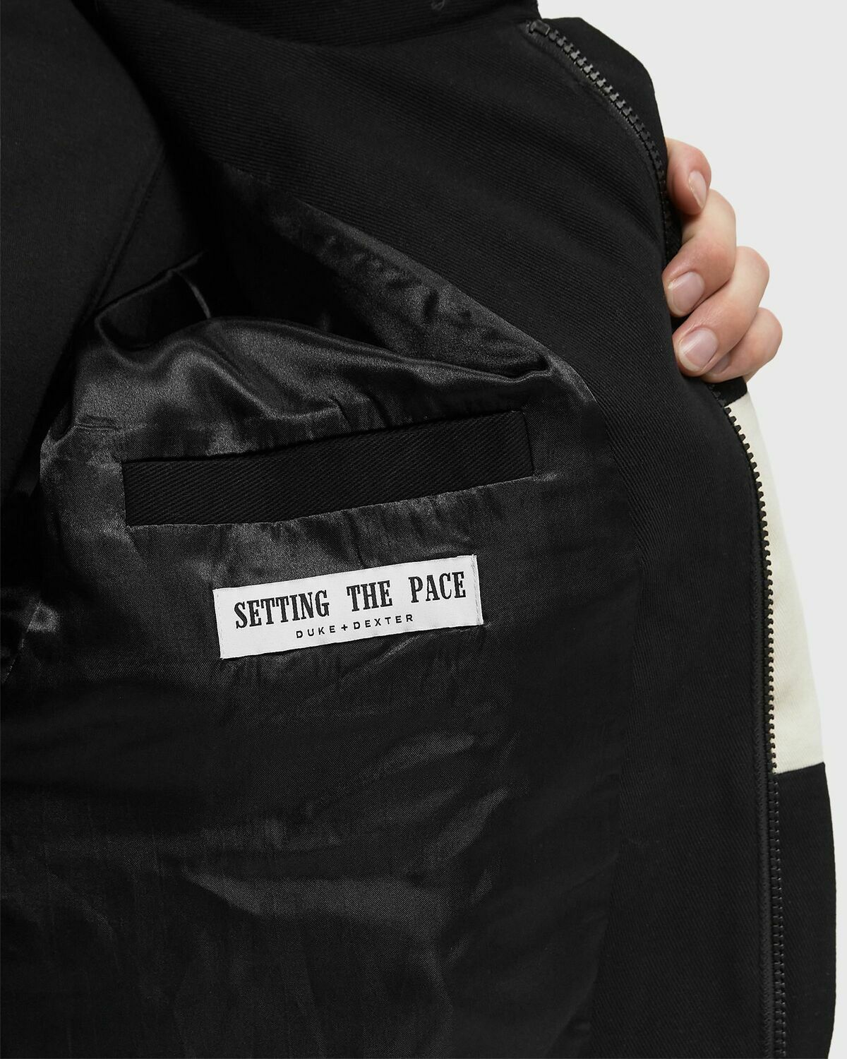 Duke & Dexter Alpine Formula One Team Racing Jacket Black Mens Bomber ...