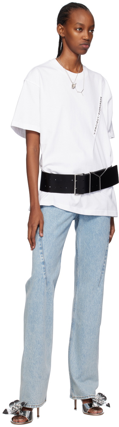 Y/Project White Pinched T-Shirt Y/Project