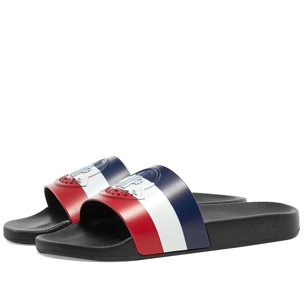 Moncler Basile Tricolour Pool Slide Moncler