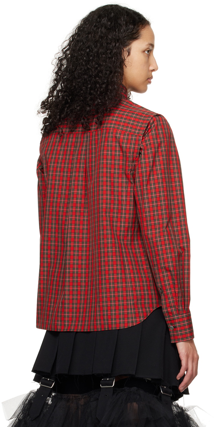 UNDERCOVER Red Detachable Sleeves Shirt Undercover