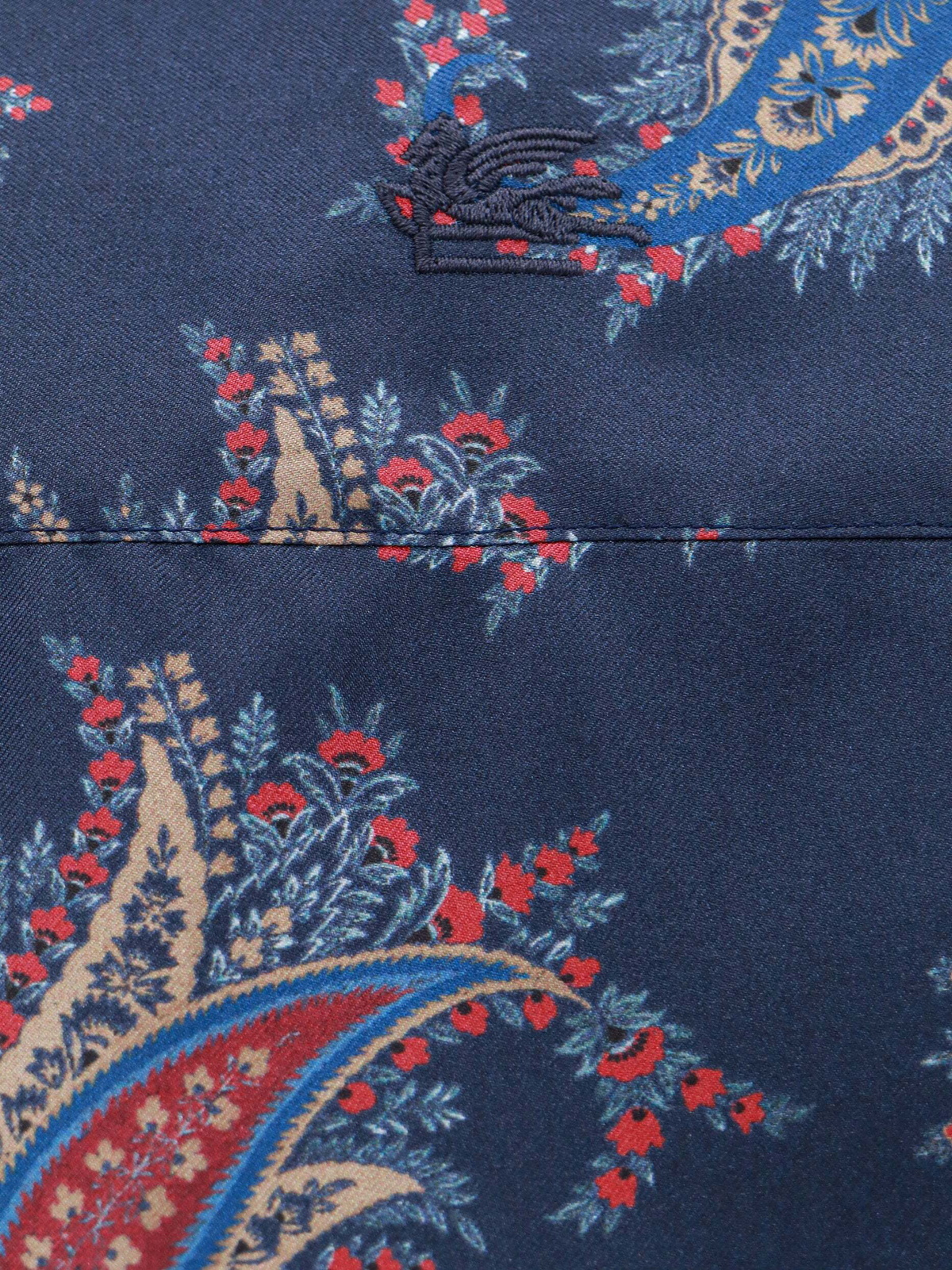 Etro Shirt Blue Mens Etro