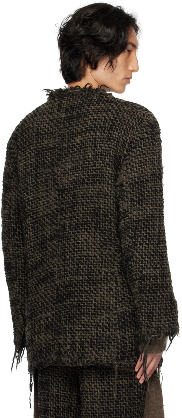 Magliano Green Raw Edge Jacket Magliano