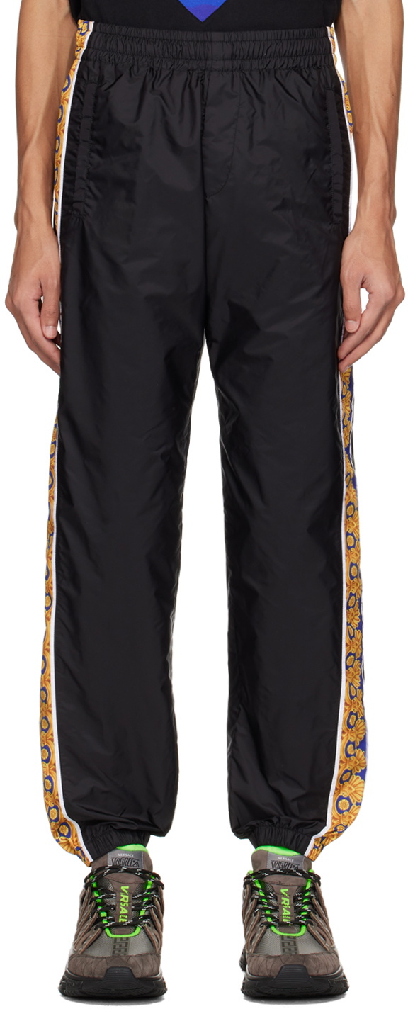 Versace Navy Heritage Print Track Pants Versace