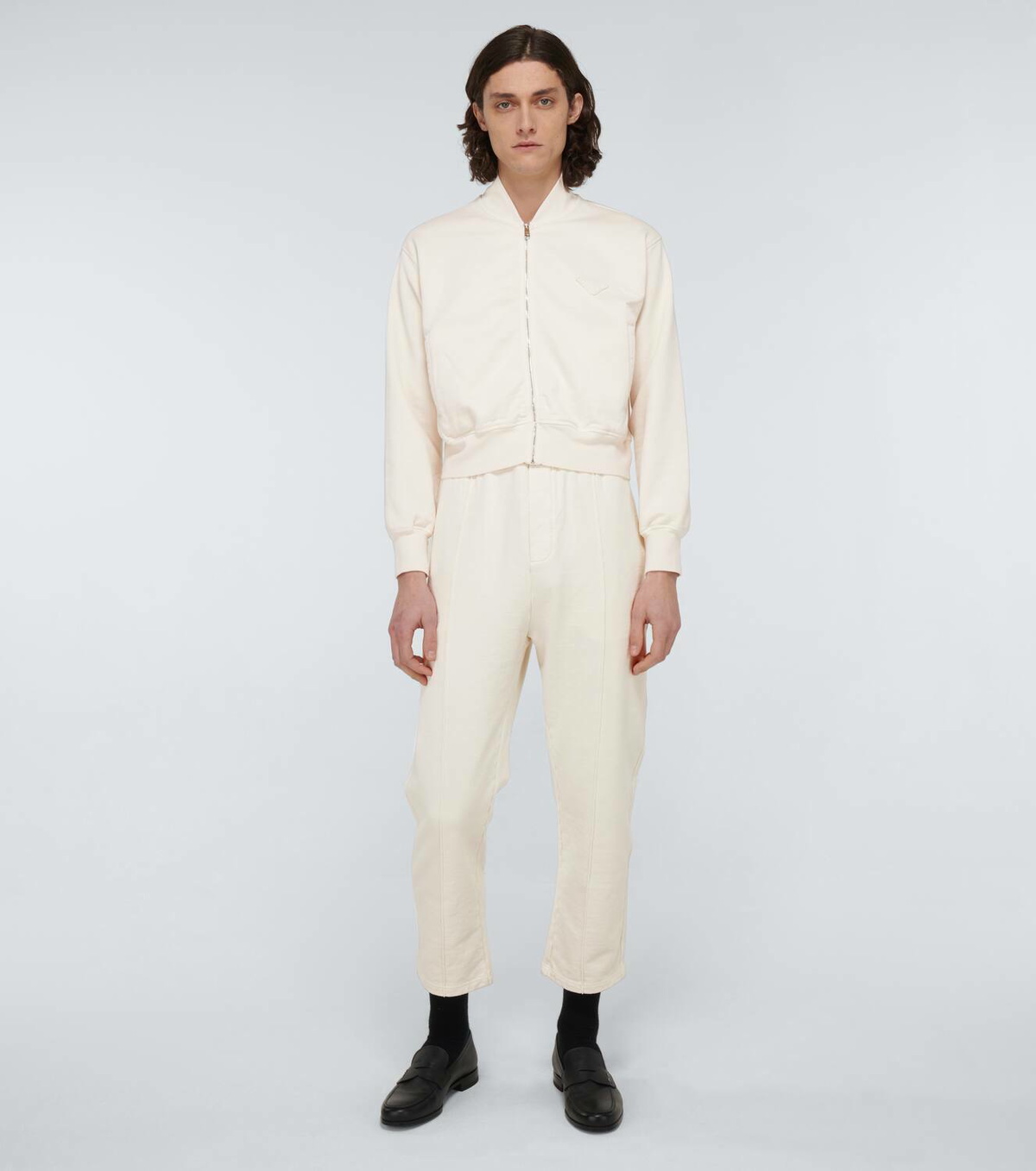 Prada Garment-dyed cotton sweatpants Prada