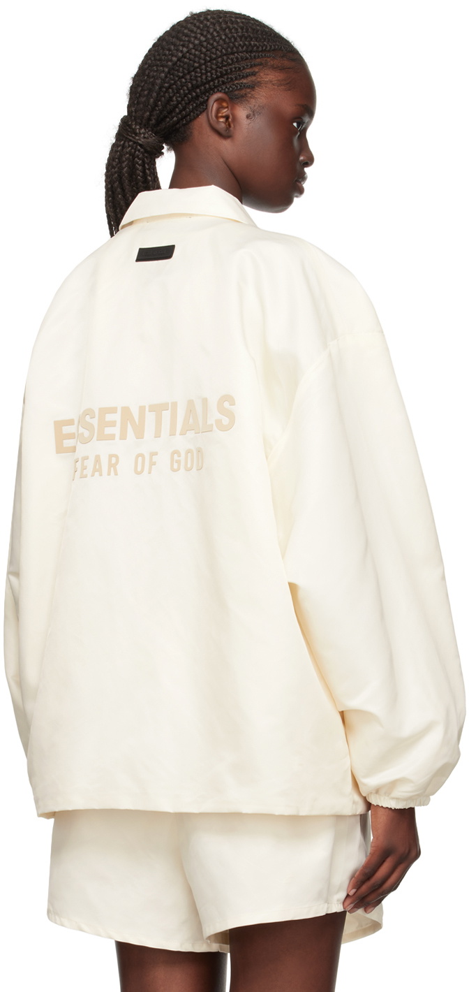 Fear of God ESSENTIALS Off-White Drawstring Jacket Fear Of God Essentials