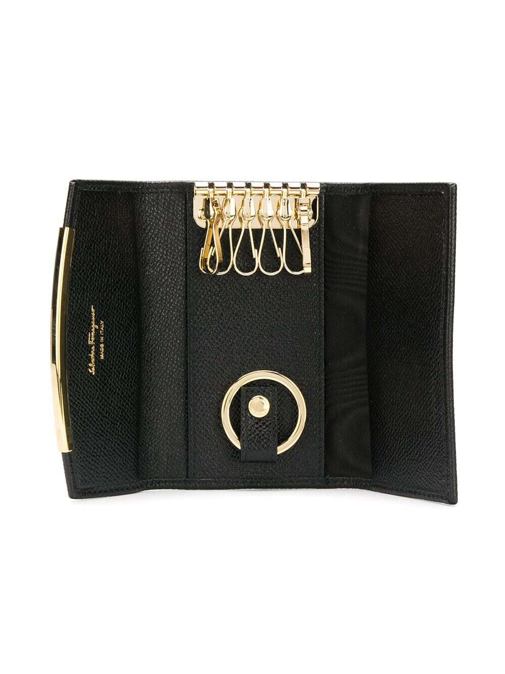 FERRAGAMO - Gancino Leather Wallet Salvatore Ferragamo