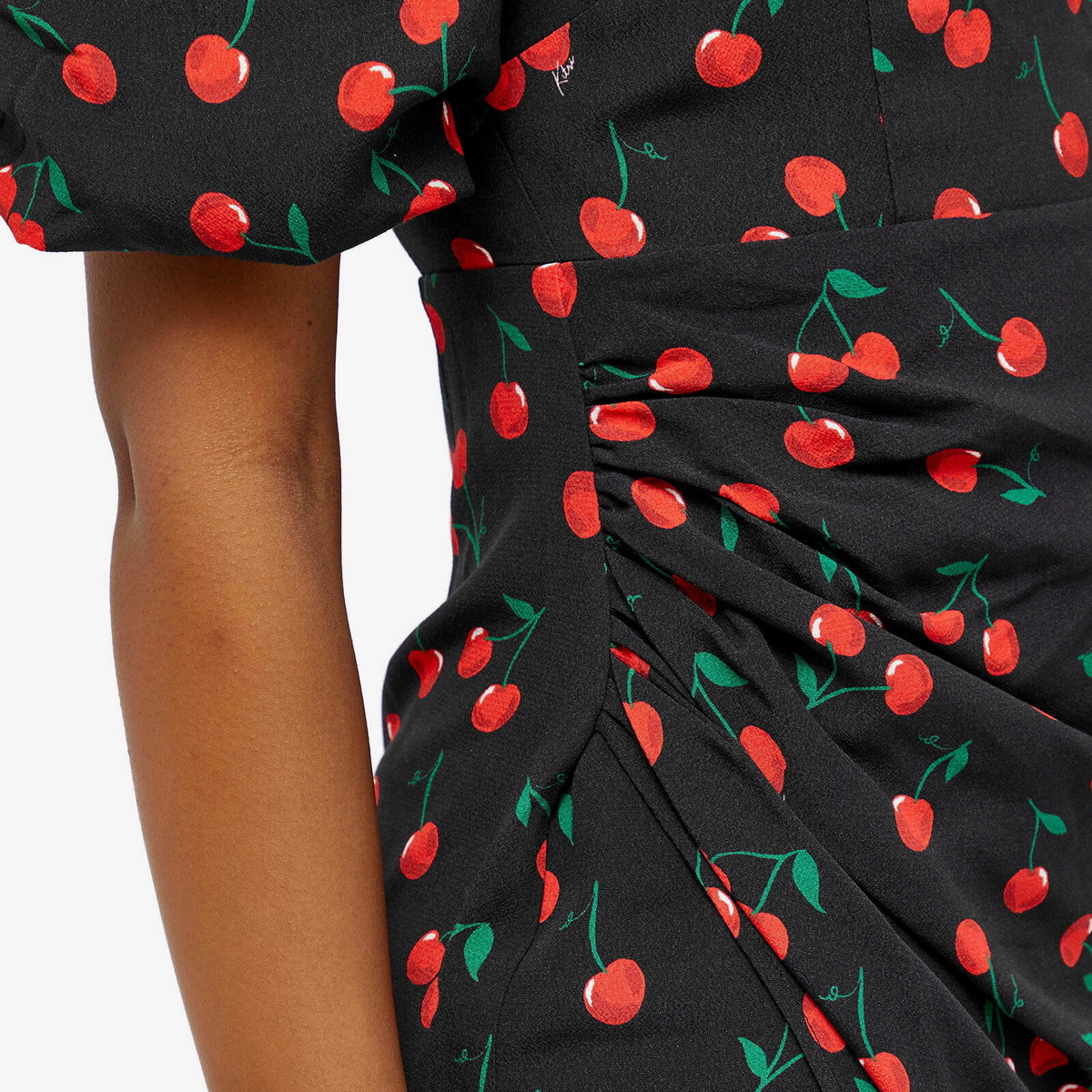 KITRI Women's Maisie Mini Dress in Black Cherry KITRI