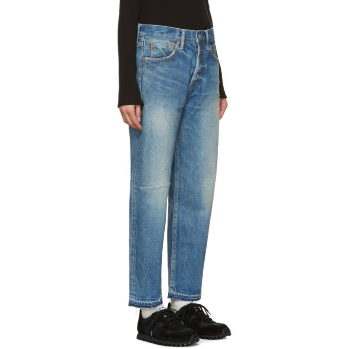 Chimala Blue Distressed Selvedge Jeans Chimala