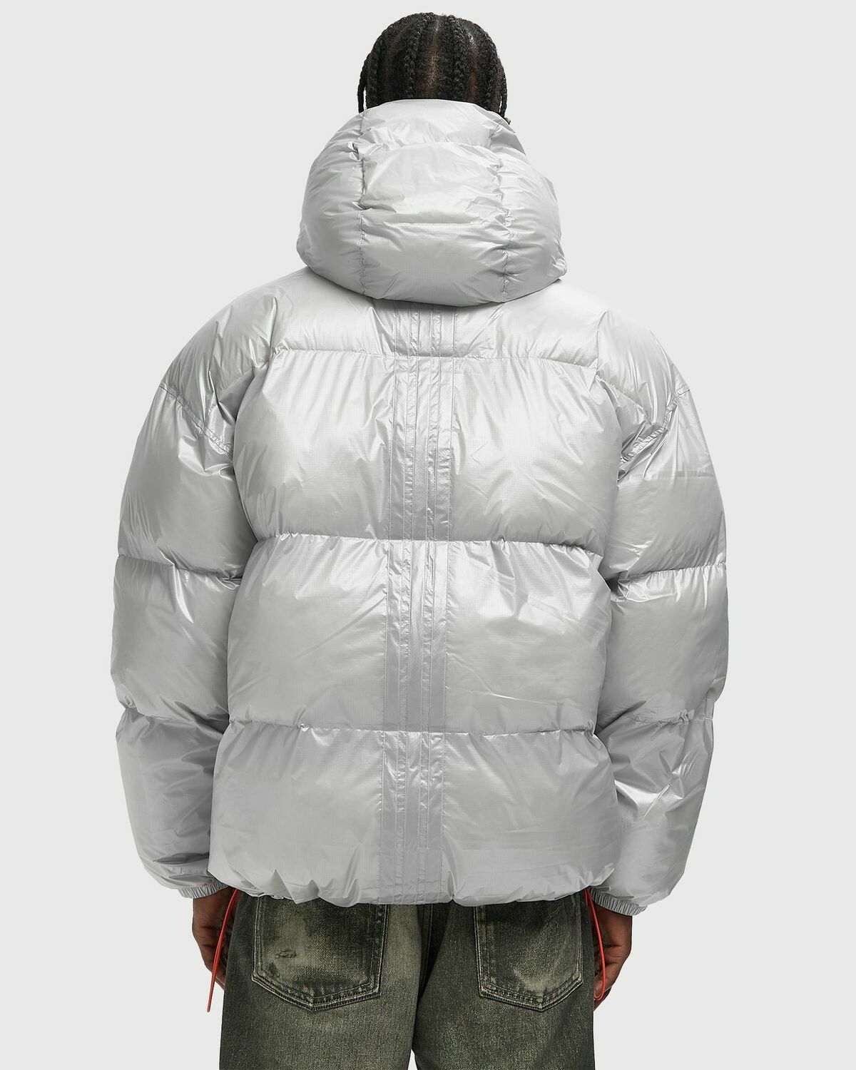 Adidas Puffer Jacket M silver Mens Down & Puffer Jacket adidas
