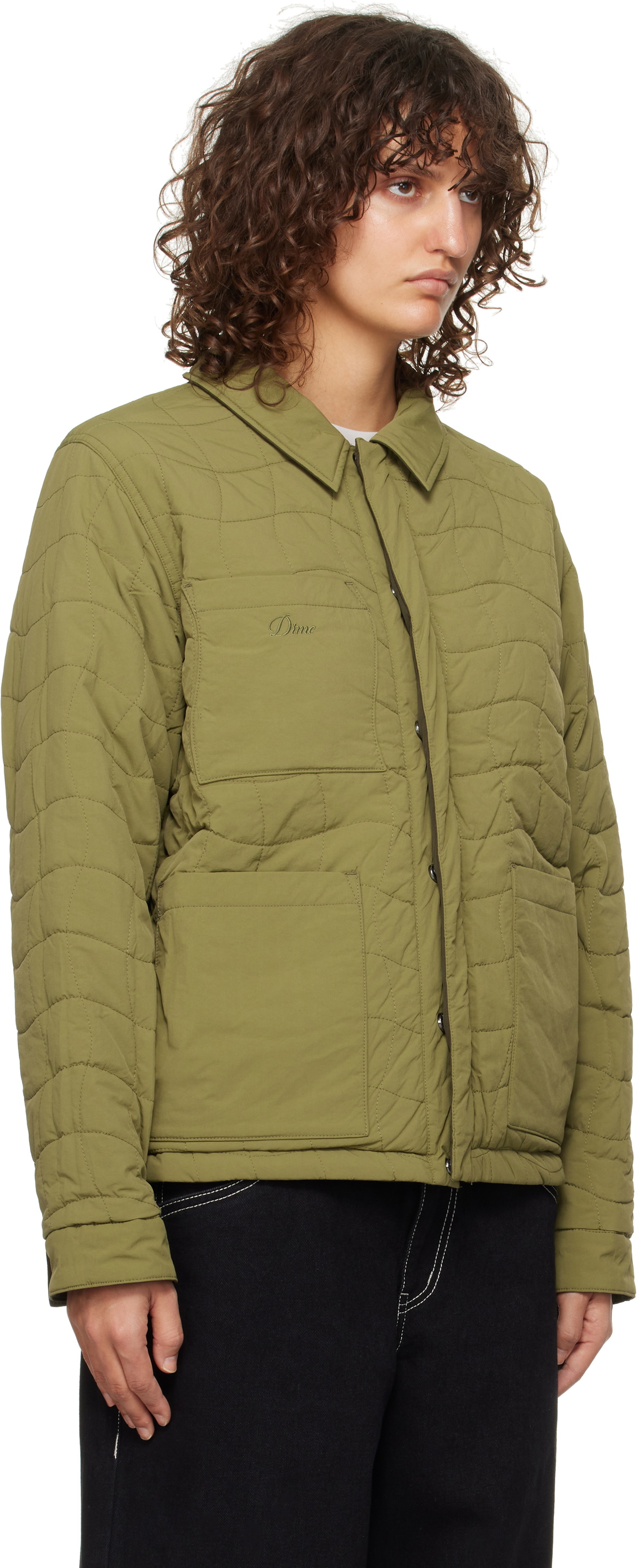Dime Green Insulated Reversible Jacket Dime