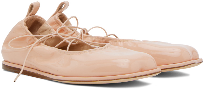 Simone Rocha Pink Heart Toe Ballerina Flats Simone Rocha