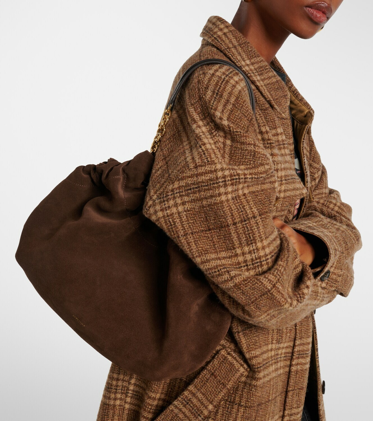 DeMellier Miami Medium suede shoulder bag DeMellier