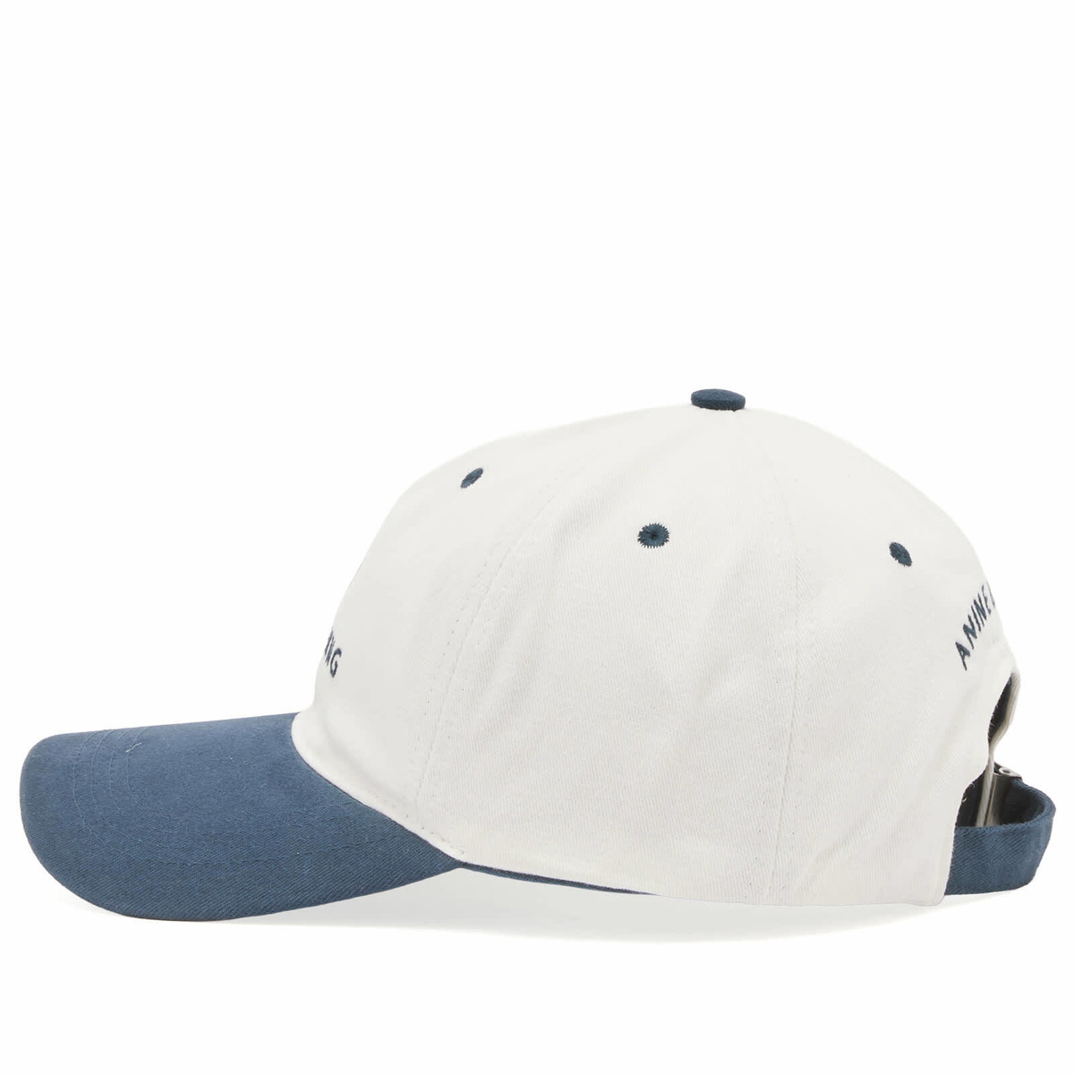 Anine Bing Women's Jeremy Baseball Cap in Ivory/Navy ANINE BING