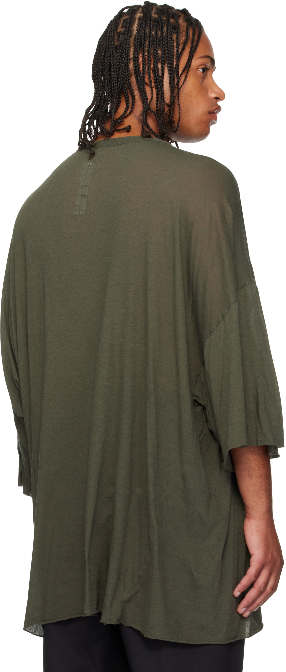 Rick Owens Khaki Concordians Tommy T-shirt Rick Owens