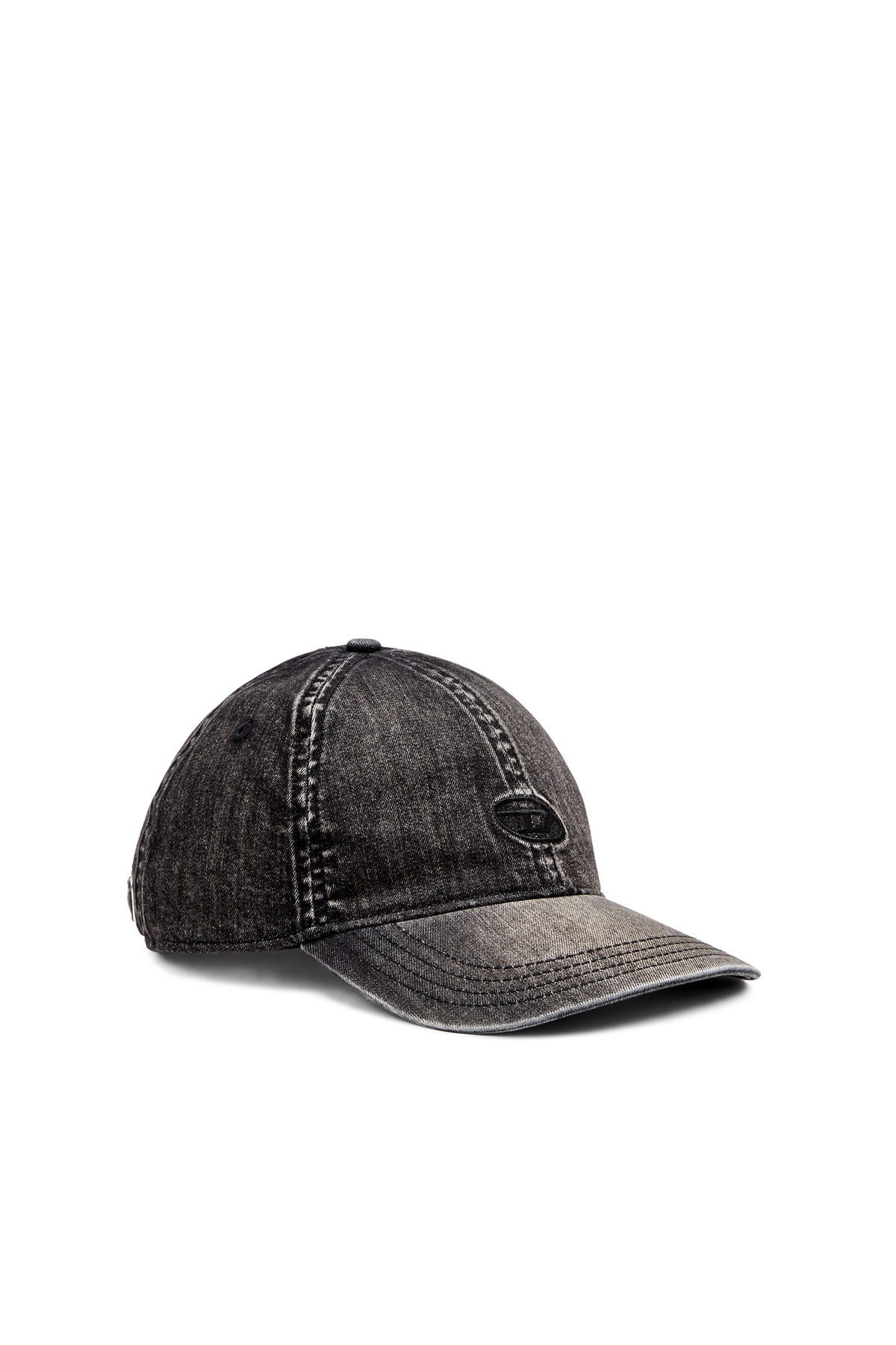 Diesel Light black stretch denim cap - Caps Mens in Black Diesel