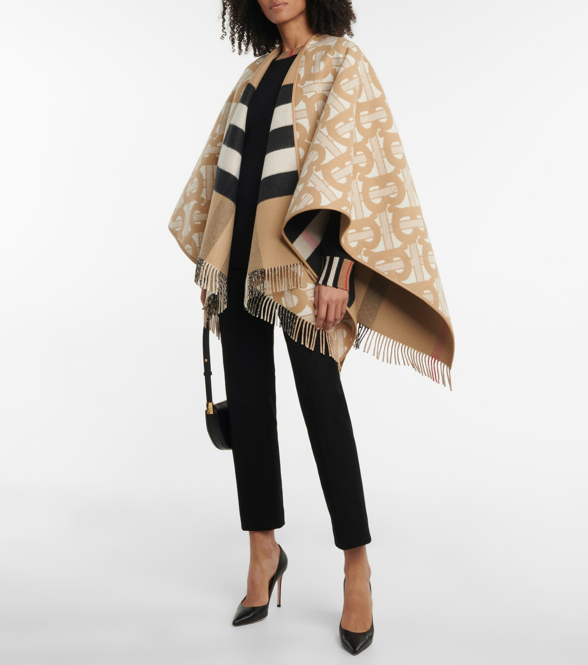 Burberry - Reversible wool and cashmere cape Burberry