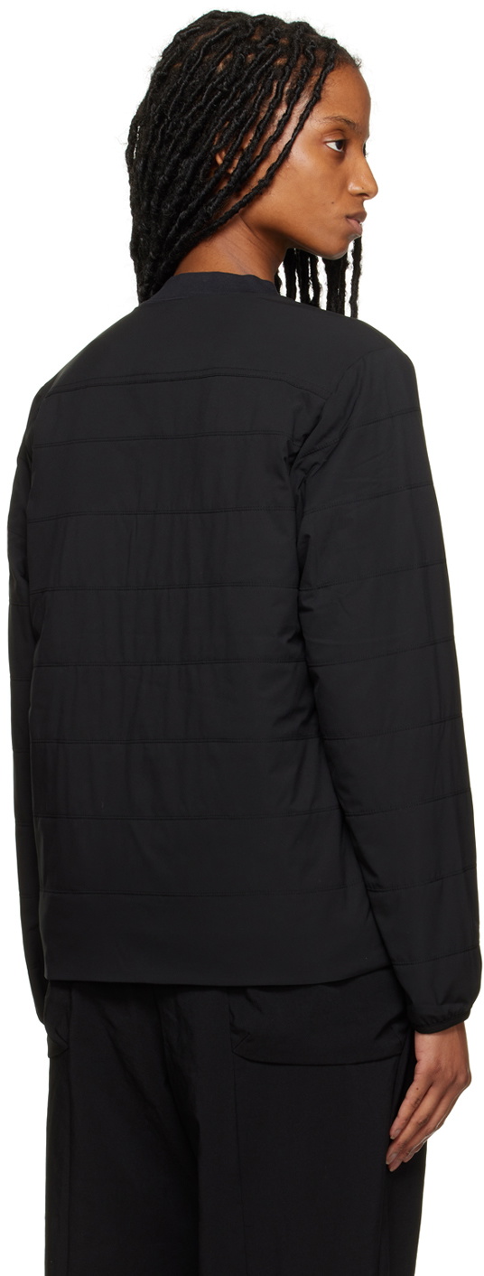Snow Peak Black Collarless Jacket Snow Peak