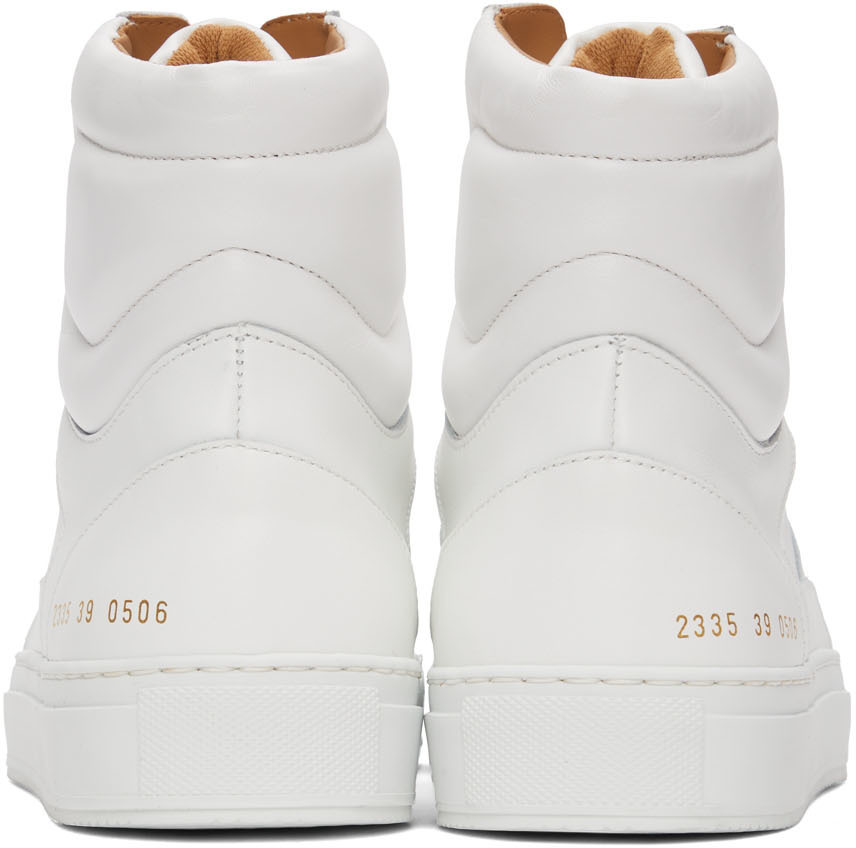 Common Projects White High-Top Sneakers Common Projects