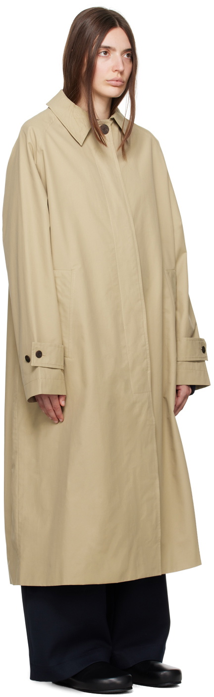 Studio Nicholson Tan Holin Coat Studio Nicholson